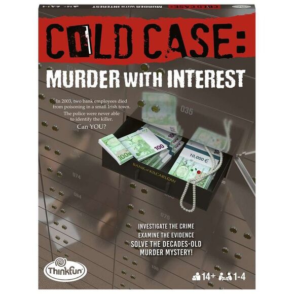 Thinkfun | Games | Cold Case Murder With Interest Murder Mystery Game ...